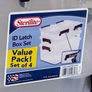 Sterilite | Storage & Organization | Sterilite Storage Boxes Id Latch ...